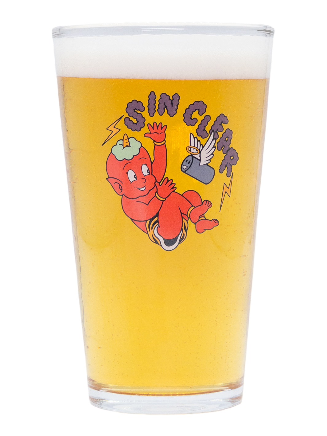 Sin Clear Pint Glass | パイント グラス – Sin Clear Family